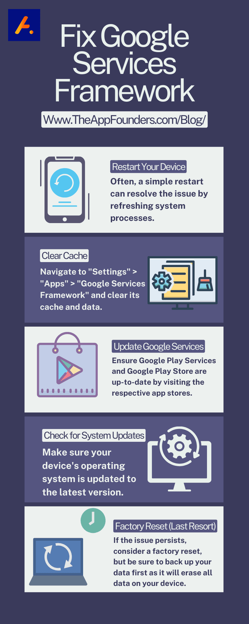 How To Fix the Google Services Framework Keeps Stopping
